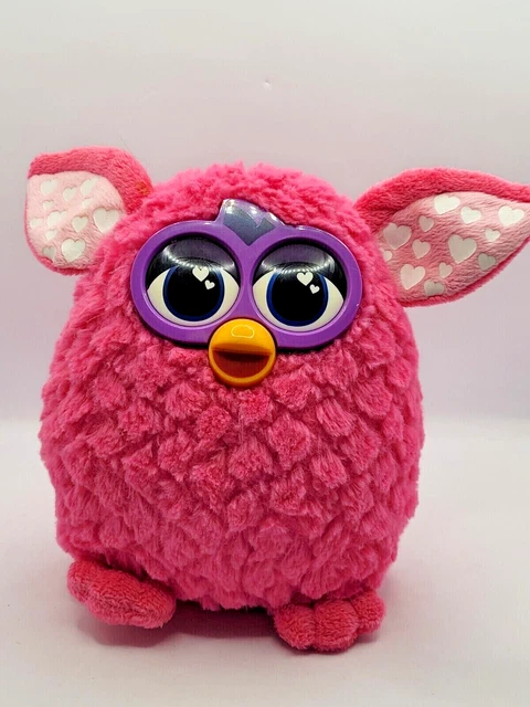 HASBRO PINK FURBY 7"Plush Cuddly Soft Toy Teddy By Hasbro 2013 Pink ...
