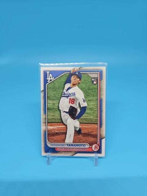 2024 BOWMAN PAPER Yoshinobu Yamamoto RC Los Angeles Dodgers #36 ...