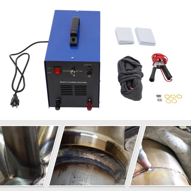 110V STAINLESS STEEL Welder Seam Cleaning Machine Weld Bead Polishing ...