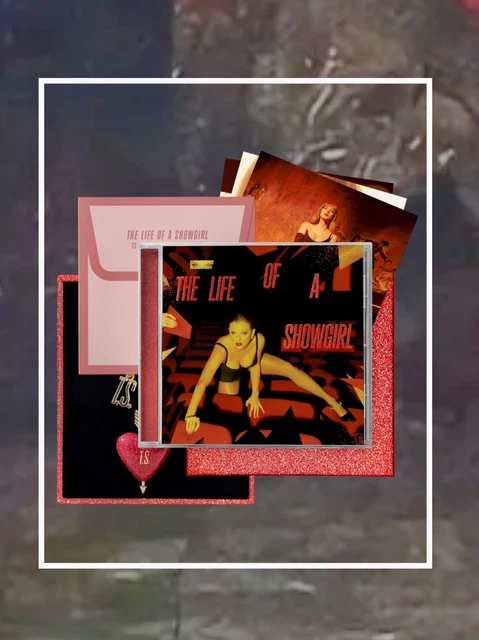 TAYLOR SWIFT - The Life of a Showgirl: It’s Frightening DELUXE CD ...