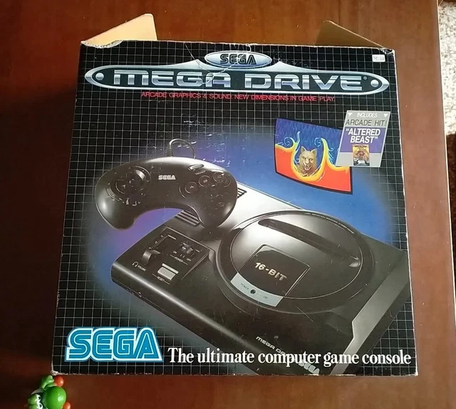 CONSOLE MEGADRIVE BOXED Pal Eur Sega Mega First Model 16Bit Altered ...
