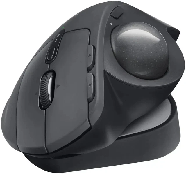 LOGITECH MX ERGO S Plus Wireless Trackball Mouse with Wedge - 910 ...
