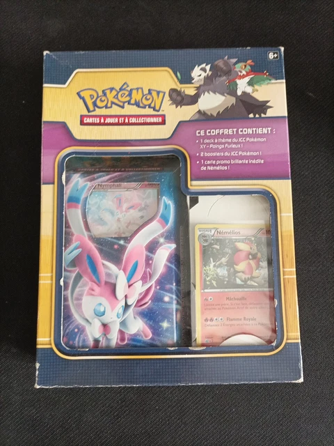 COFFRET OUVERT DECK Pokémon Nymphali XY Écho Enchanteur SCELLÉ SANS ...