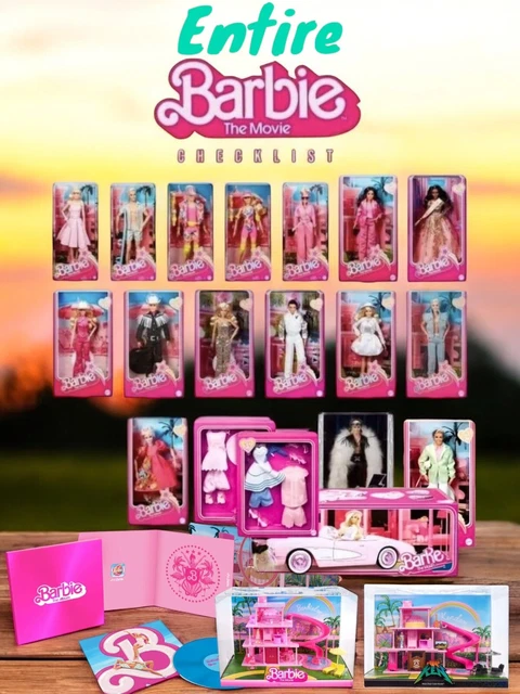 BARBIE THE MOVIE Bundle Doll Mattel NRFB #HYB84 Entire Collection EUR 2 ...