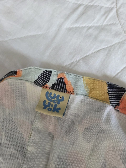 LUCY & YAK Annie By Emotional Limited Edition Dungarees Organic Size XS ...