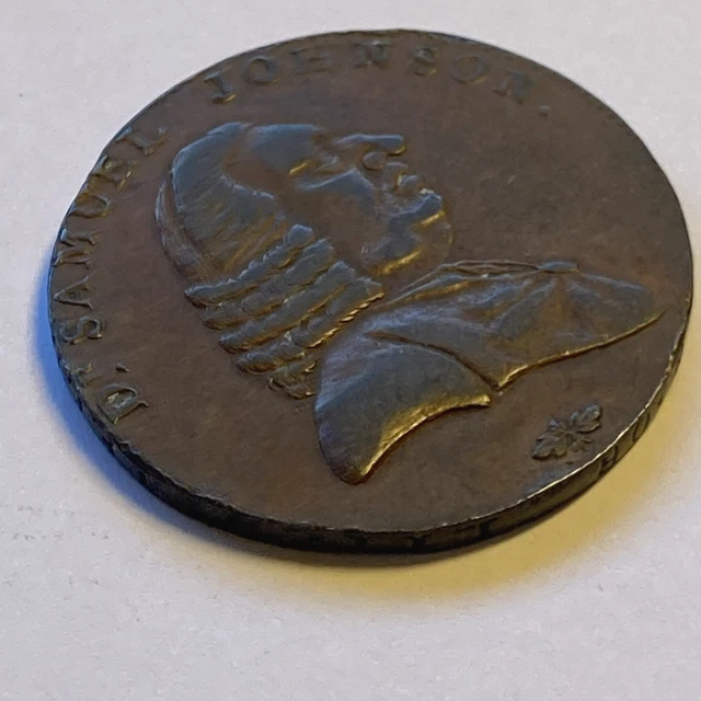 DR SAMUEL JOHNSON Half Penny token / coin 1790 £14.99 - PicClick UK