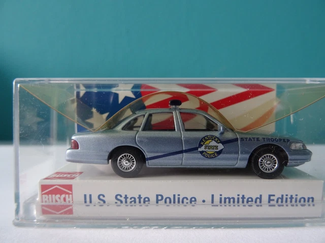 BUSCH 49082 FORD Crown Victoria Kentucky State Police 1:87 échelle HO ...