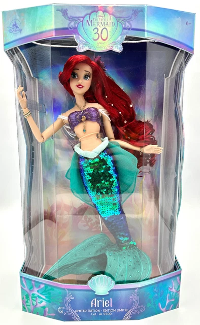 THE LITTLE MERMAID 30th Anniversary Disney Store Ariel Limited Edition ...