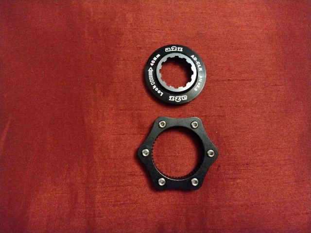 A2Z - SHIMANO fit Center Lock Disc Brake Adapter to - 6 Bolt IS - AD ...