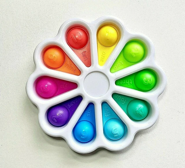 FIDGET TOY SIMPLE Dimple Digits Sensory Stress Relief Kid Early ...