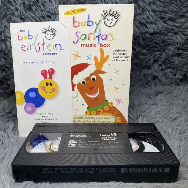 BABY EINSTEIN: BABY Santas Music Box VHS Tape 2000 Learning Fun ...