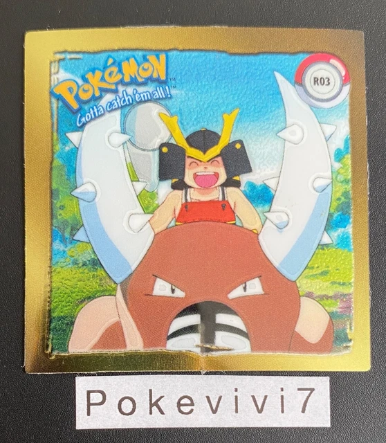 POKEMON CARD PINSIR R03 GOLD English Card Artbox 1999 STICKER USED £2. ...