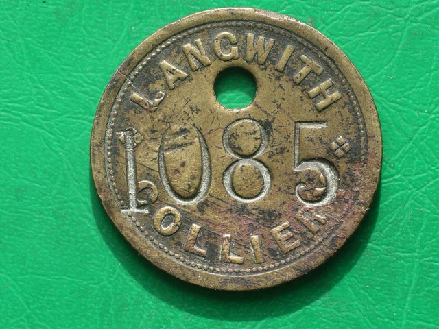 PRE 47 LANGWITH Colliery Derbys. closed 1978 pit check miners coal ...