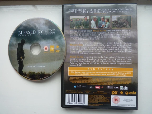 BLESSED BY FIRE (DVD, 2007) Tristán Bauer, Falklands War, Argentina EUR 10,12 - PicClick IT