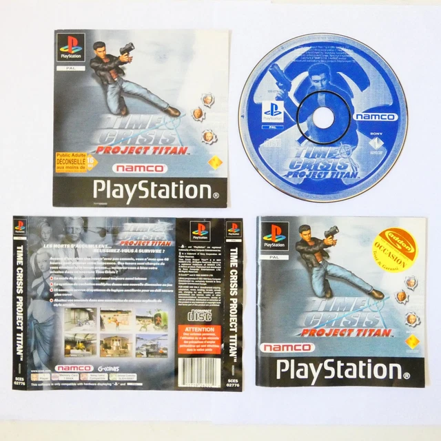 COMPLET SANS BOITIER Time Crisis Project Titan Namco Playstation 1 Jeu ...