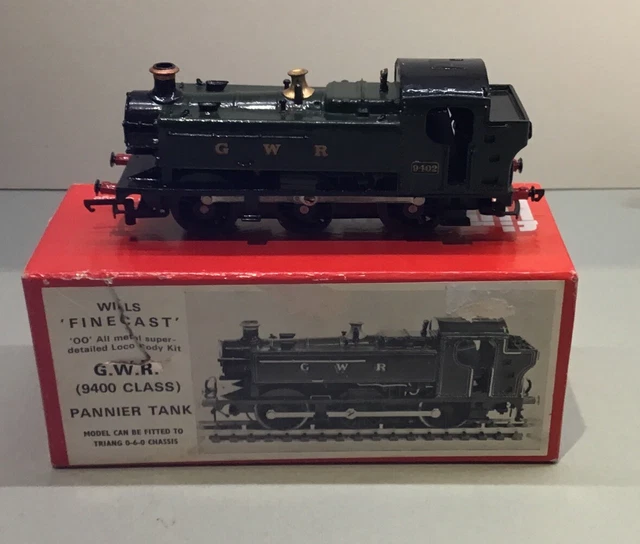WILLS FINECAST TRIANG Chassis Pannier Tank GWR 9400 Loco Kit Built ...