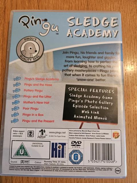 PINGU SLEDGE ACADEMY Dvd Kids 8 Episodes £9.99 - PicClick UK