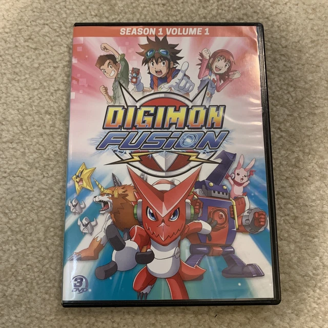 DIGIMON FUSION SEASON 1 Volume 1 DVD Set 3 Disc Toei Animation 15 ...