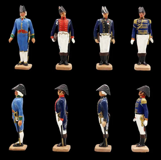 FIGURINE BALLADA 4 OFFICIERS SANTE / peinture d'origine EUR 155,00 ...
