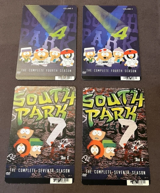 SOUTH PARK SET Of Blockbuster Video Shelf Backer Card 5” X 8” No Movie ...