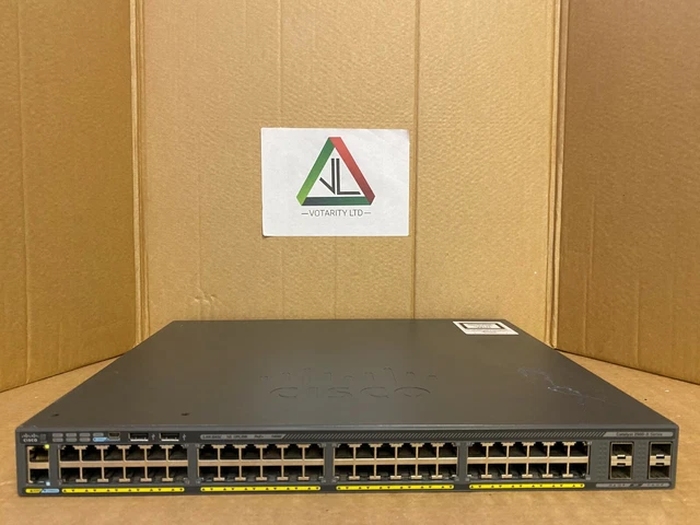 CISCO 2960X-48FPS-L SWITCH Cisco WS-C2960X-48FPS-L + Stacking Module ...
