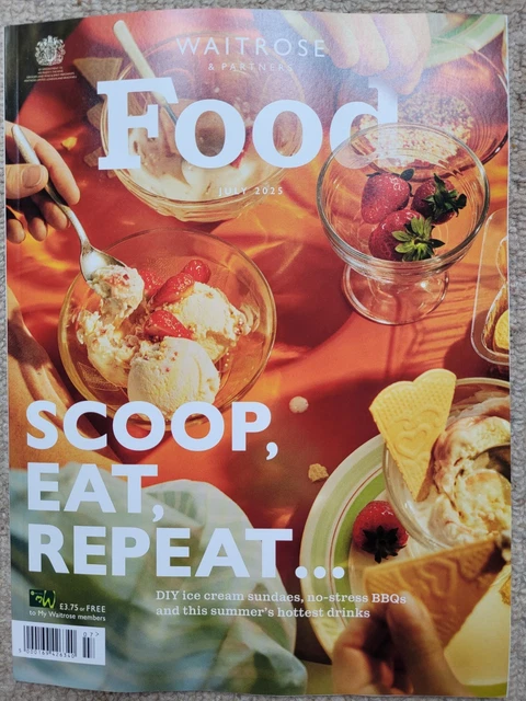 WAITROSE FOOD UK home cooking magazine July 2025 NEW £2.54 - PicClick UK