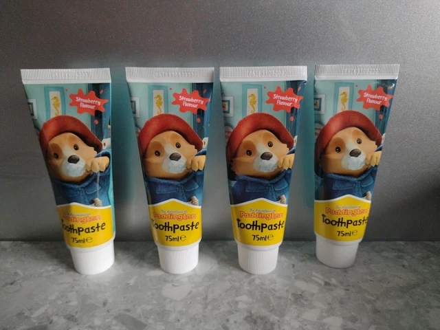 PADDINGTON BEAR CHILDREN'S Toothpaste 75ml - Strawberry Flavour - 3+yrs ...