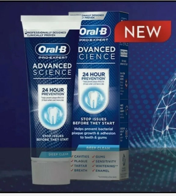 ORAL-B PRO-EXPERT ADVANCED Science Deep Clean Toothpaste 75ml £6.00 ...