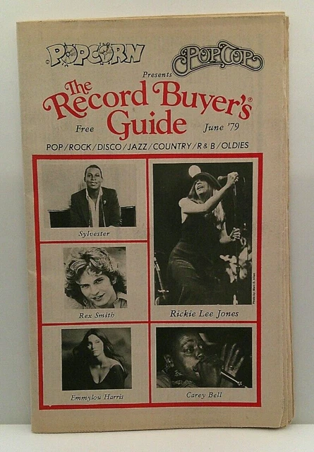 POP TOP VOL4 #6 1979 Popcorn Presents Record Buyer's Guide Rickie Lee Jones £7.81 - PicClick UK