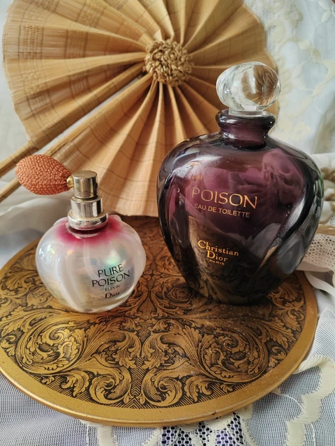 VINTAGE PERFUME BOTTLES By Dior Refillable Spray & Splash Both Empty £ ...