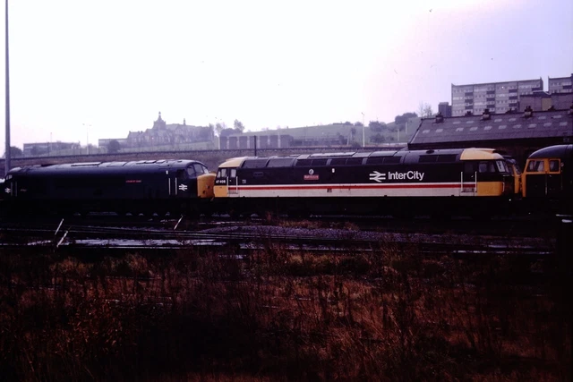 1980S BRITISH RAIL BR Diesel Electric Loco Railway Slide Ref 41 £2.00 ...