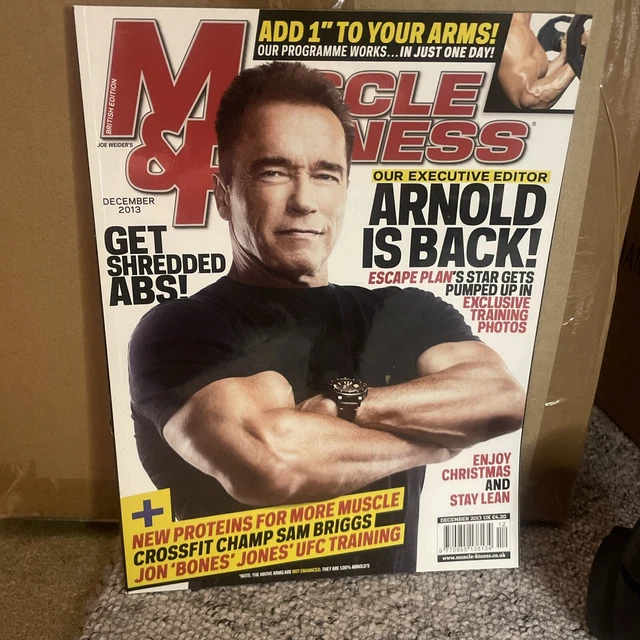 RARE MUSCLE AND Fitness Magazine - Arnold Schwarzenegger - December ...