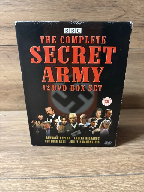 SECRET ARMY COMPLETE Box Set Series 1 -3. Excellent WW11 BBC Drama 12 ...
