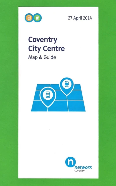 MAP & BUS Stop Guide - Network West Midlands - Coventry City Centre ...