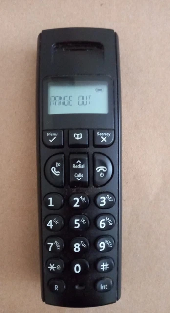 BT GRAPHITE 1500 Replacement Spare Handset REF00032. £8.95 - PicClick UK