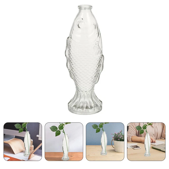 VASO DI VETRO Per Pesci Legno Vasi Da Fiori Decorativi Mini Contenitori ... VASO DI VETRO Per Pesci Legno Vasi Da Fiori Decorativi Mini Contenitori ...