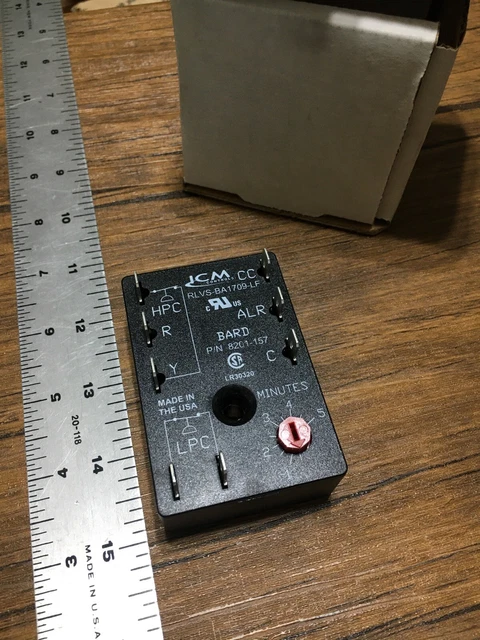 ICM HVAC COMPRESSOR Control Module OEM Bard 8201-157 ICM RLVS-BA1709-LF ...