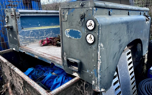 LAND ROVER SERIES 3 Swb 88 Rear Tub Body Marine Blue £83.92 - PicClick UK