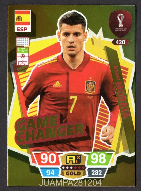 MORATA GAME CHANGER #420 Spain Cromo Card Fifa World Cup Qatar 2022 ...