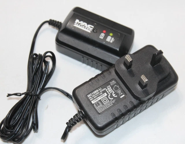 MAC ALLISTER MC18BS-LI 18V Charger for MBAT18-Li Battery ONLY(Read ...
