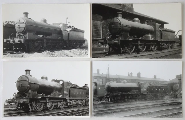 4 LNER EX GNR J6 0-6-0 Loco Photos - ex Great Northern Railway - Lot ...
