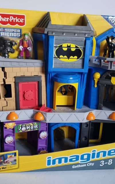 FISHER PRICE IMAGINEXT DC Super Friends Batman Gotham City Bruce Wayne ...