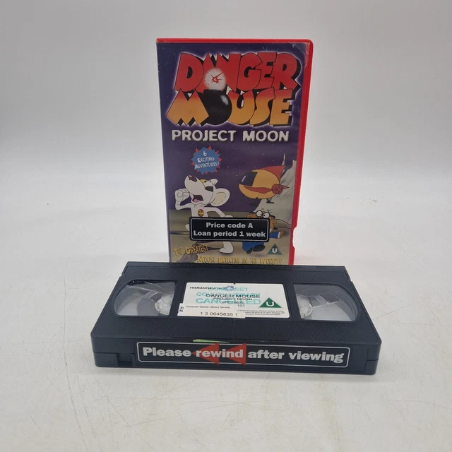 DANGER MOUSE - project moon (VHS) 6 episodes vintage collectable 2002 £ ...