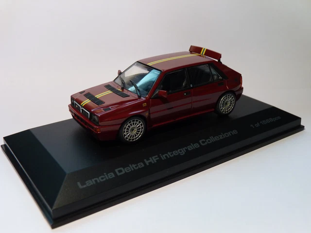 RARE LANCIA DELTA HF intégrale Collezione au 1/43 de HPi Racing 8044 ...