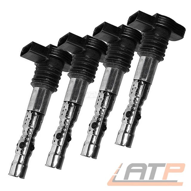 4X NGK ZÜNDSPULE Audi A3 A4 A6 TT VW Golf 4 Polo 9N Passat Beetle 1,8 T 2,0 RS EUR 93,95 ...
