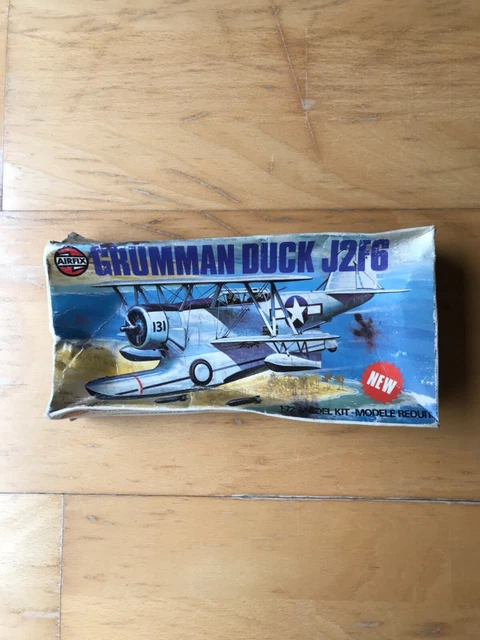 AIRFIX VINTAGE GRUMMAN Duck 1:72 scale complete kit £12.00 - PicClick UK