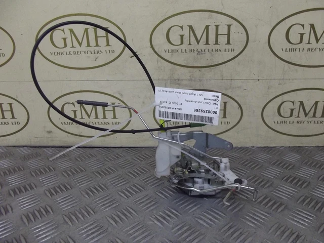 CITROEN C1 RIGHT Driver Offside Front Door Lock Assembly Mk1 2005-2014D ...