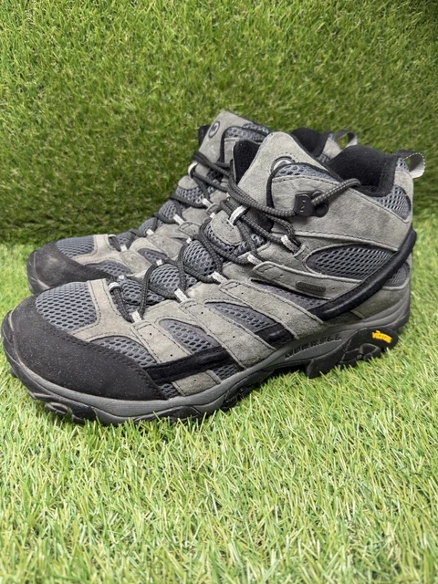 MERRELL MOAB 2 Mid Waterproof Granite Mens Hiking Boots Sz 13 Climbing ...
