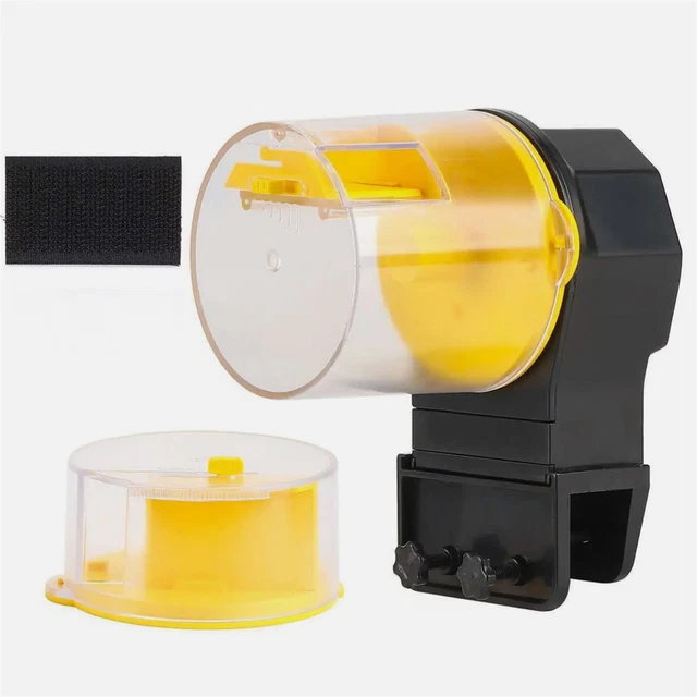 SMART TIMING AUTOMATIC Feede Fish Tank Feeder Aquarium Feeder Large ...