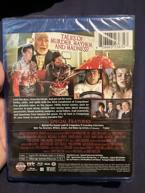 CREEPSHOW 3 III Blu-ray Scream Factory Limited Edition Horror Anthology ...